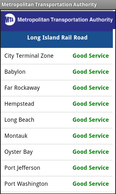 NYS MTA/LIRR/Traffic & Travel - App on Amazon Appstore