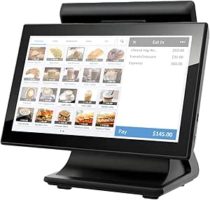 Amazon.com: ASSUR POS Cash Register Terminal 15.6” Touch Screen 11.6 ...