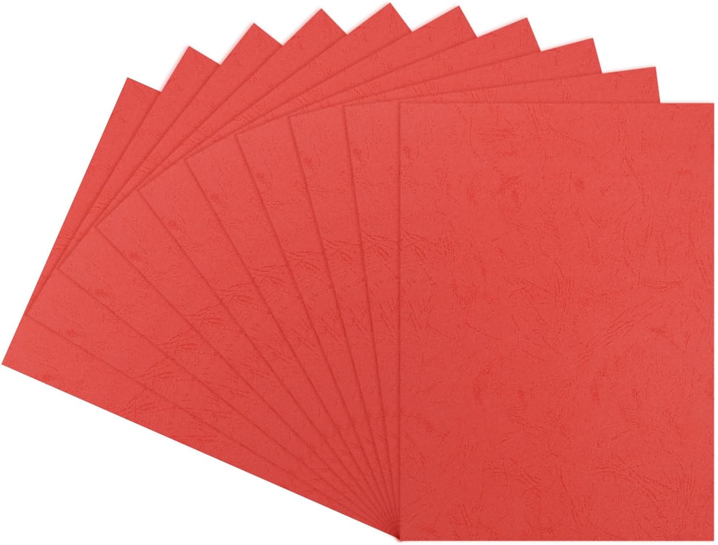 sourcing map 50pcs A4 180gsm Leather Grain Binding Covers Presentation ...