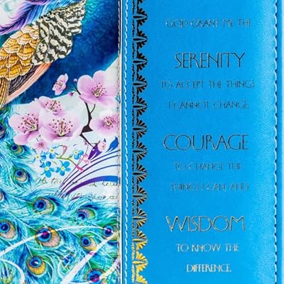 Buy Divinity Boutique Bible Cover XXL - Peacock Serenity Prayer Online ...