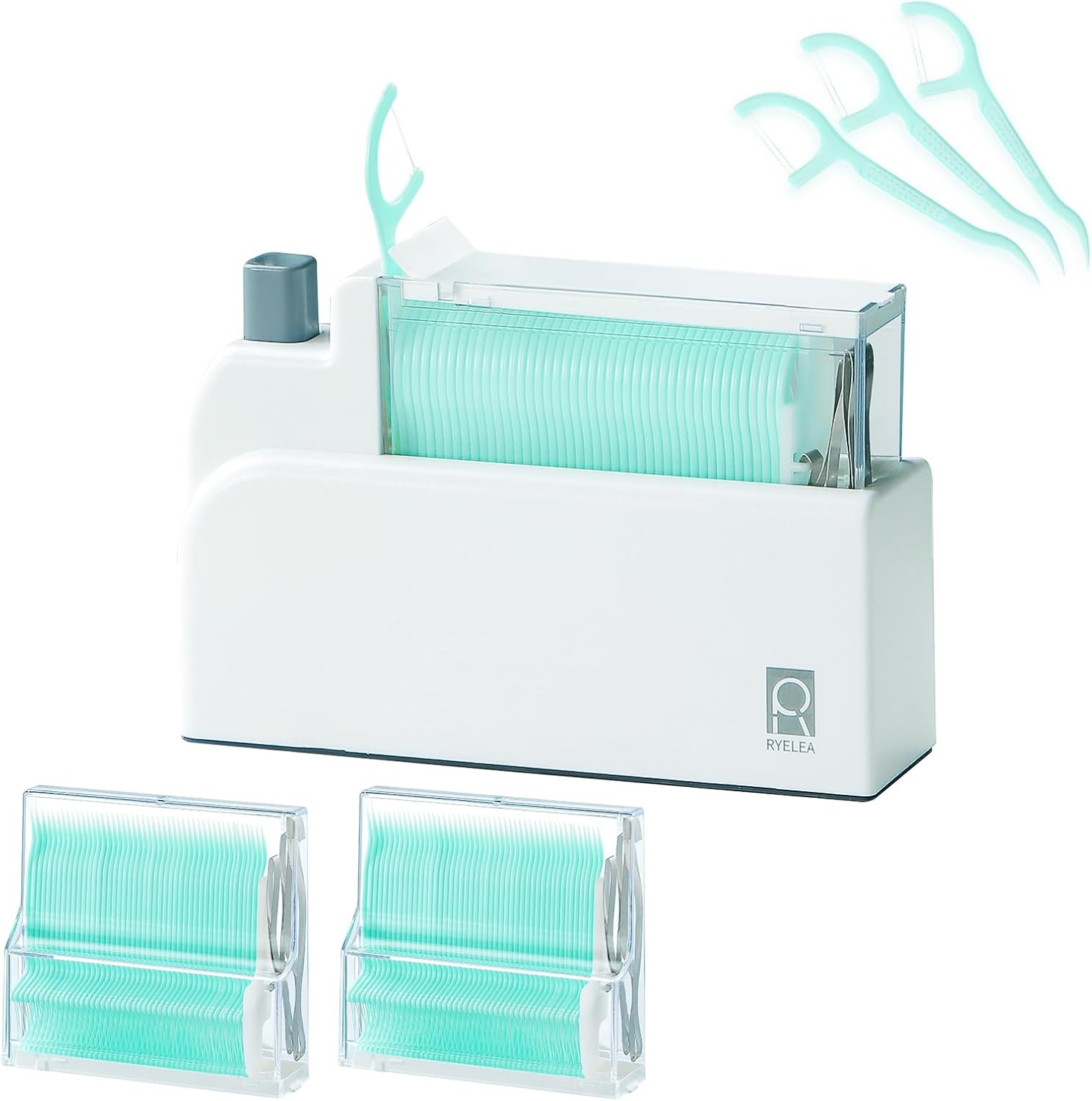 Amazon.com : Ryelea Floss Pick Dispenser with 40 Count Double Thread ...