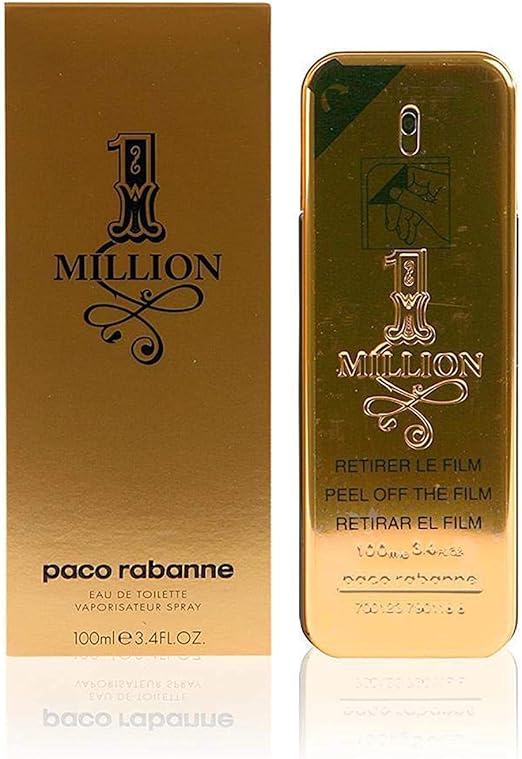 Paco Rabanne 1 Million For Men 3.4 Oz Edt Spray : Amazon.co.uk: Beauty