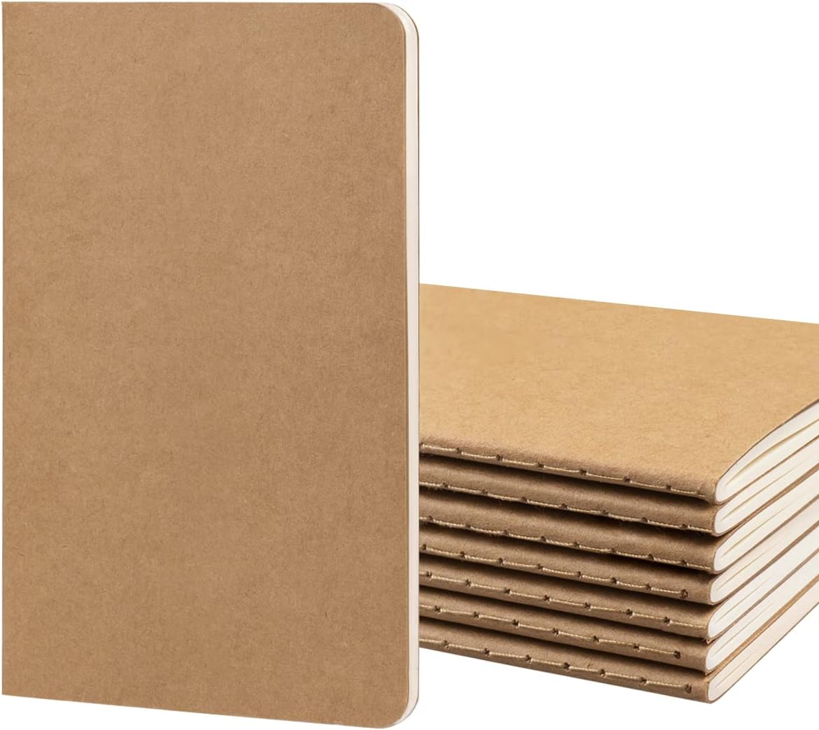 Amazon.com : Icramsy 8pack Pocket notebook Small notebook Mini notebook ...