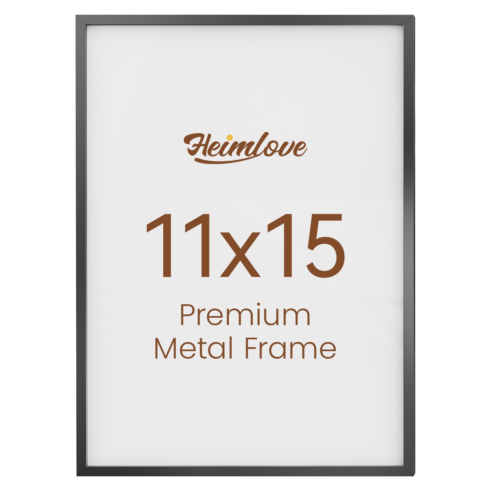 Amazon.com - Heimlove 11x15 Metal Picture Frame,Black Aluminum Photo ...