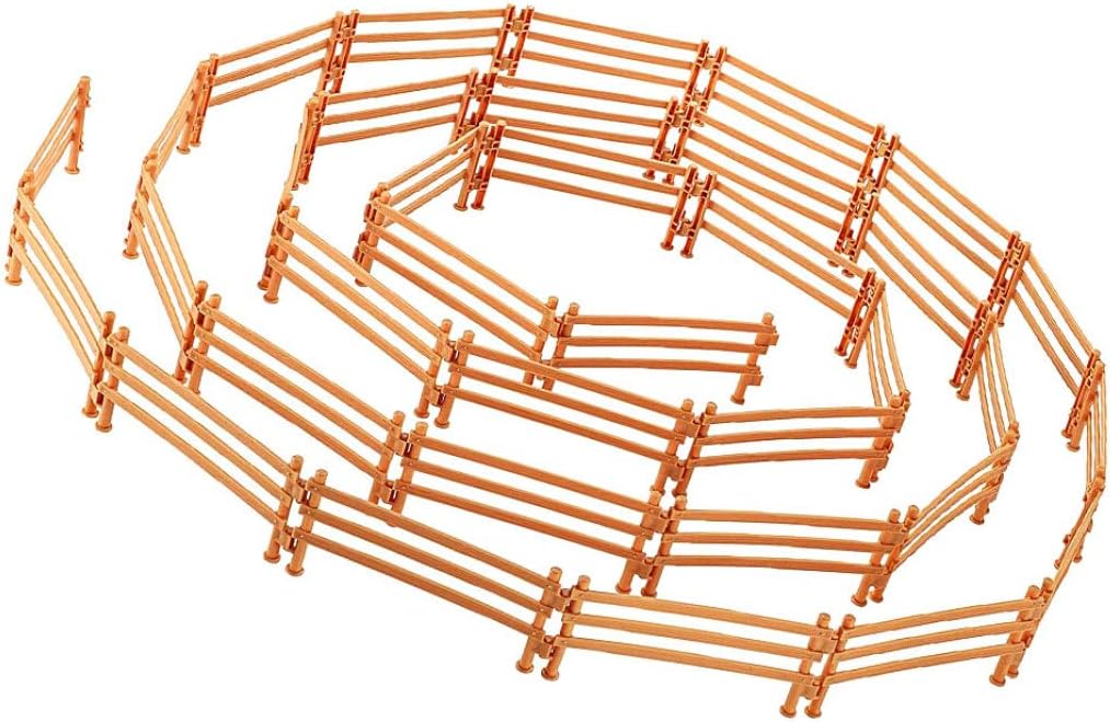 40PCS Corral Fence Toy Plastic Farm Fencing Accessories Educational ...