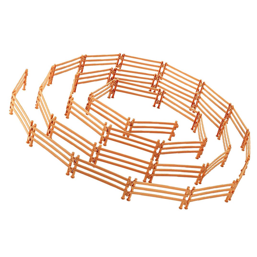 40PCS Corral Fence Toy Plastic Farm Fencing Accessories Educational ...