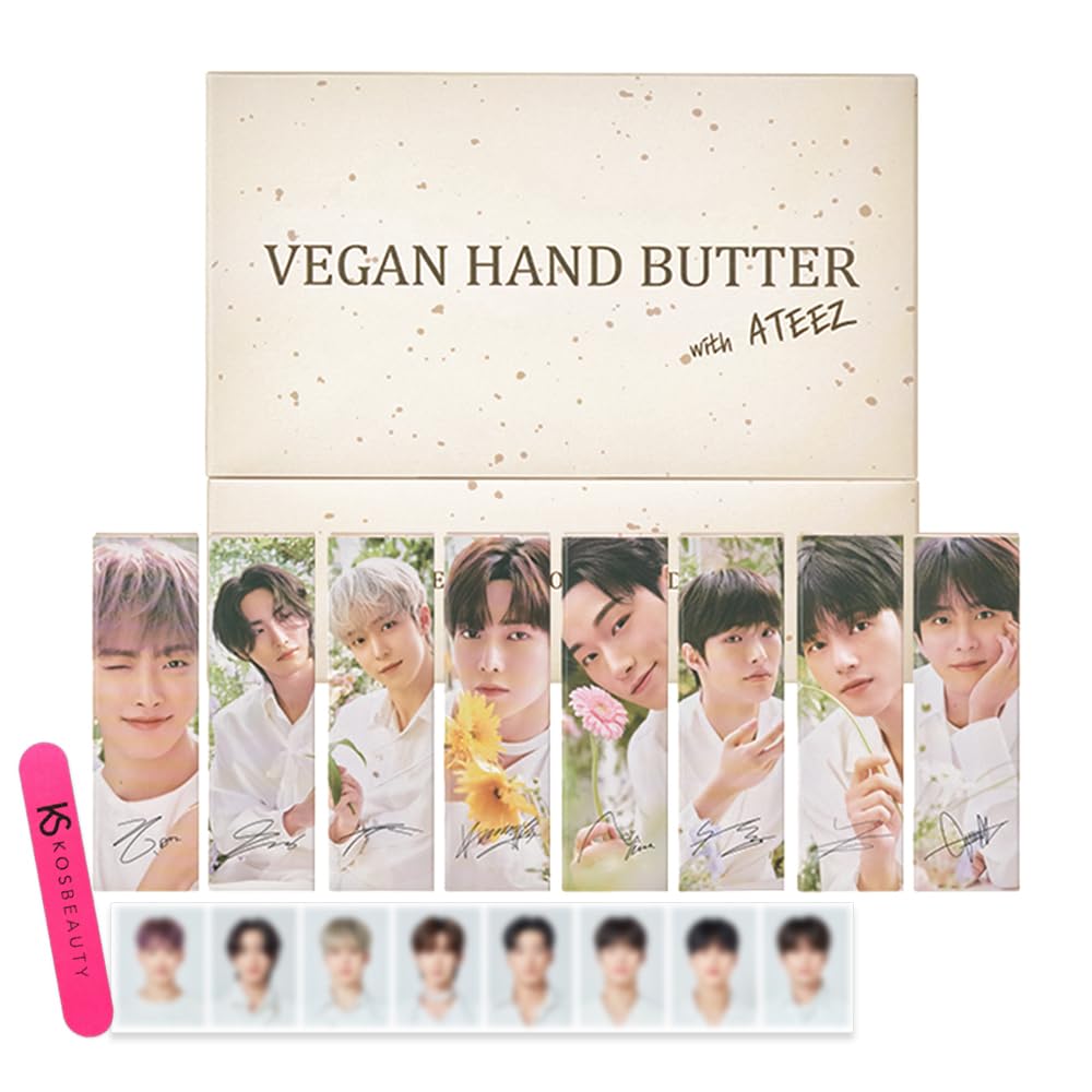 Amazon.com : NACIFIC ATEEZ Exclusive Vegan Hand Butter Set With 8 ...