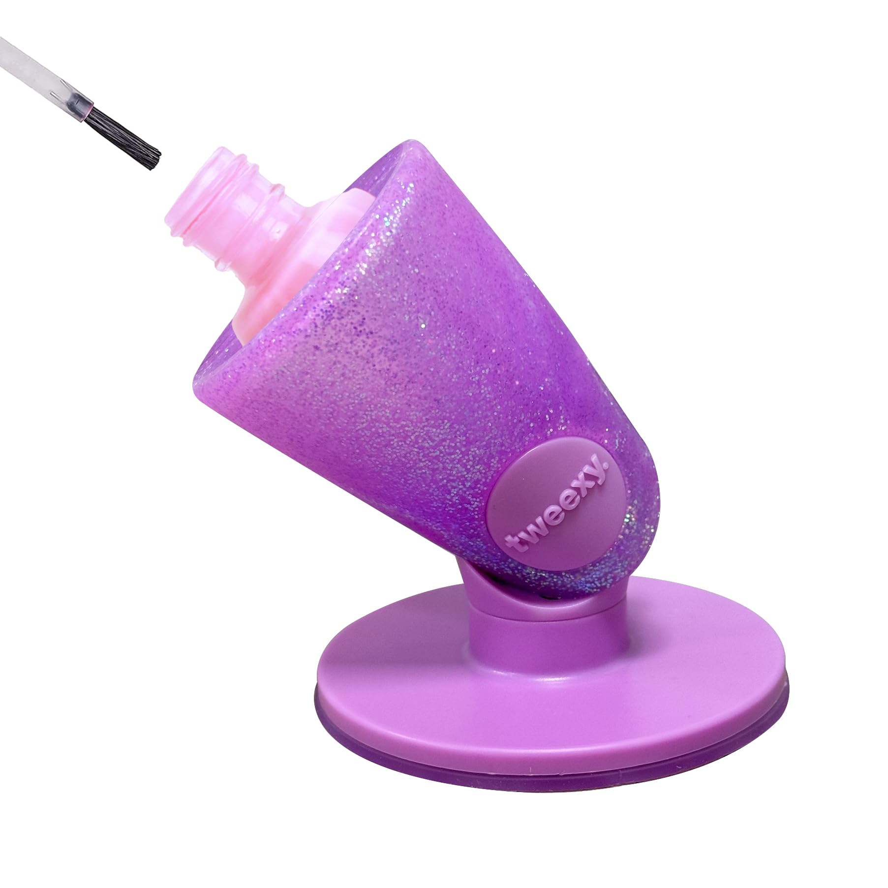 Amazon.com: tweexy Hinge Untippable Nail Polish Bottle Holder | Anti ...