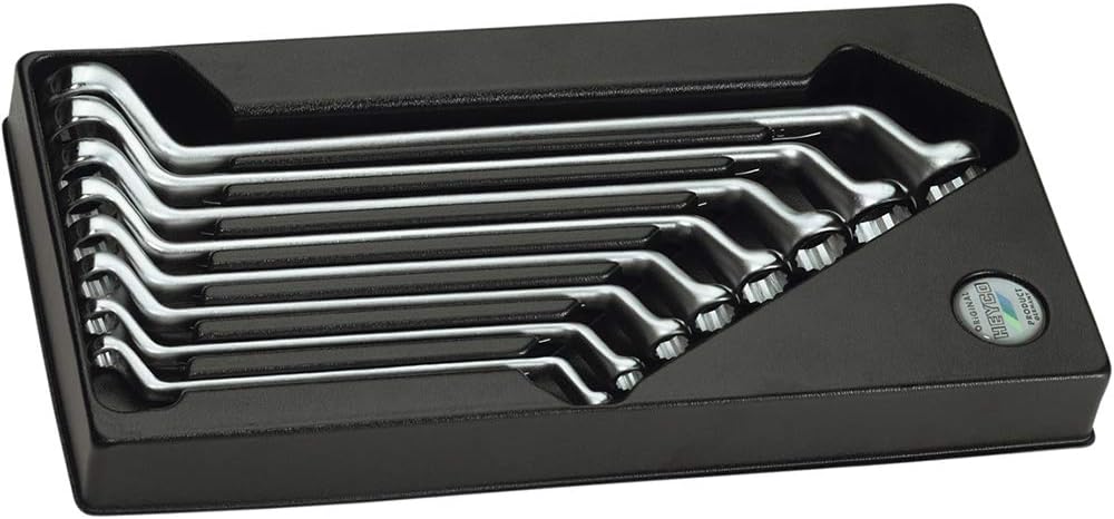 Heyco 973000282 Double ended ring wrench set"973"M-CP (8 Piece ...