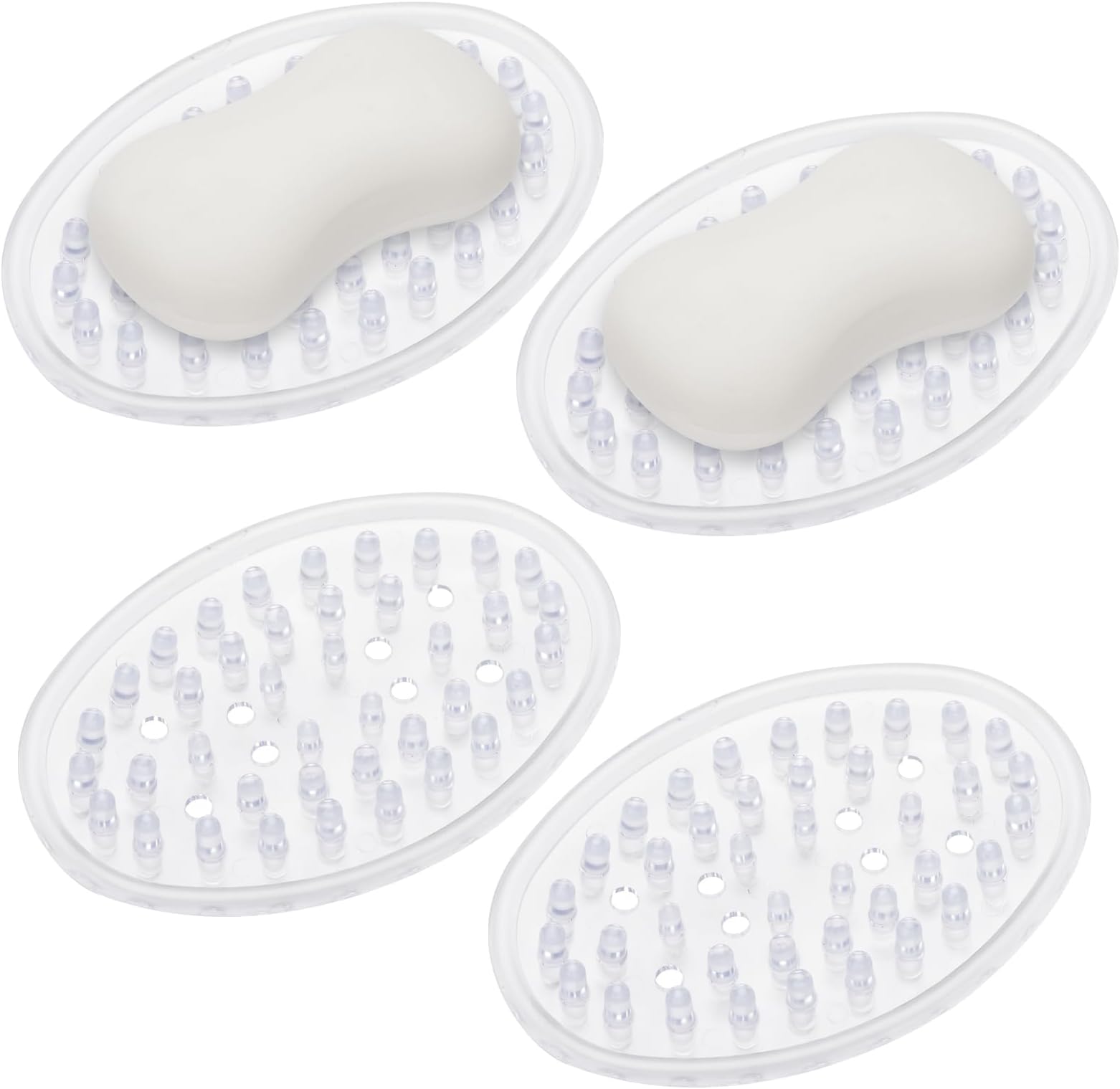 Amazon.com: iDesign Plastic Soap Saver, Holder Tray for Bathroom ...