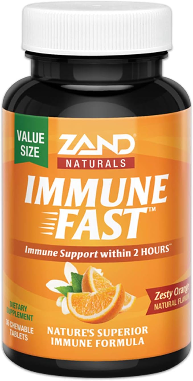 Amazon.com: Zand Immunity Super C+ with Elderberry, All Day Immune ...