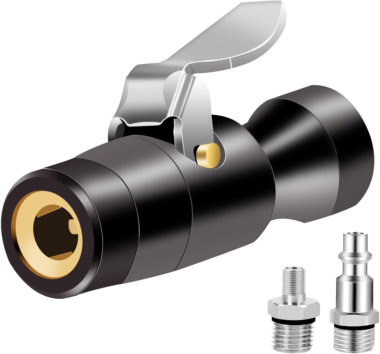 Amazon.com: GODESON Locking Air Chuck,1/4FNPT Lock On Air Chuck with ...