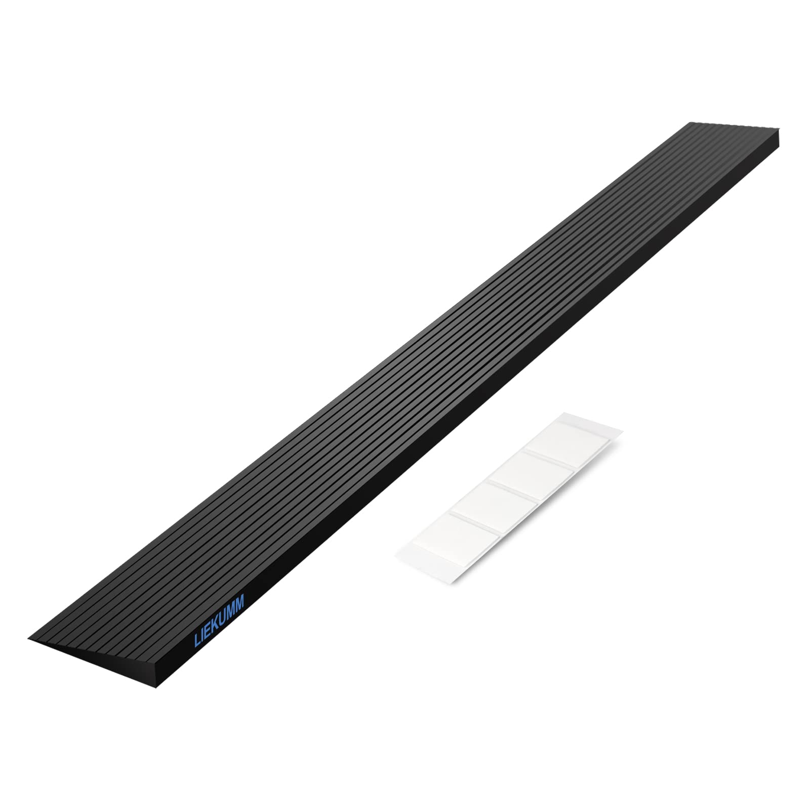 LIEKUMM 0.6" Rise Solid Rubber Threshold Ramp, 1500 LBS Capacity, 35.4 ...