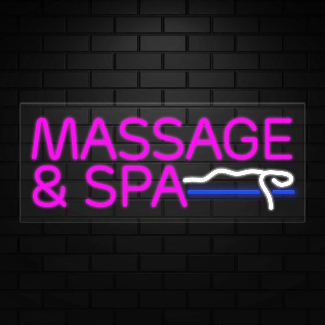Massage & SPA Neon Sign for Retail Displays | Value priced LED Flex ...