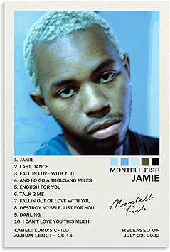 Amazon.com: KUCOON Montell Fish Jamie Poster Canvas Wall Art Living ...