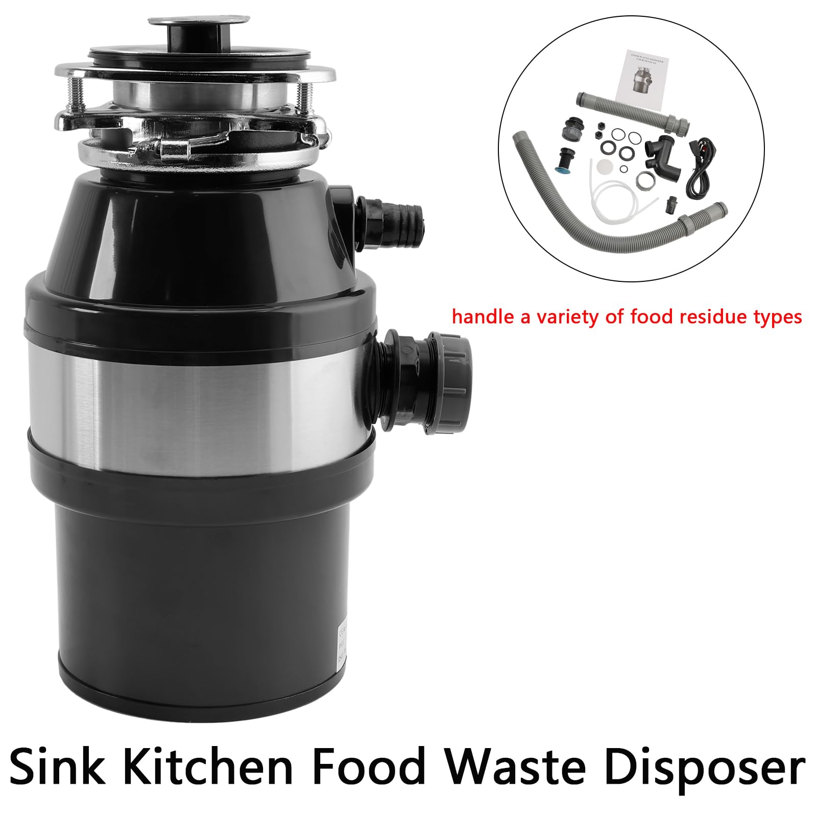 Waste Disposal Unit Kitchen Electric Garbage Disposal Can - Garbage ...