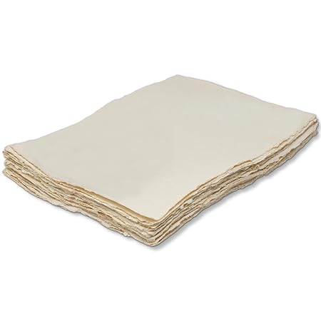 Lakeer A4 Watercolor Paper - Handmade Paper with Deckle Edges | Pack of ...