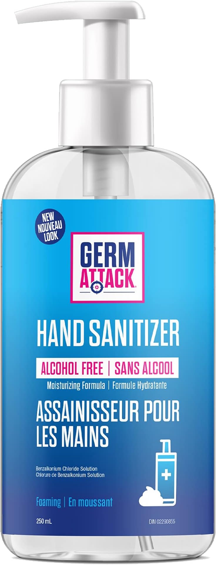 Amazon.com : SafeHands #1 Alcohol Free Foam Hand Sanitizer Brand, Clean ...