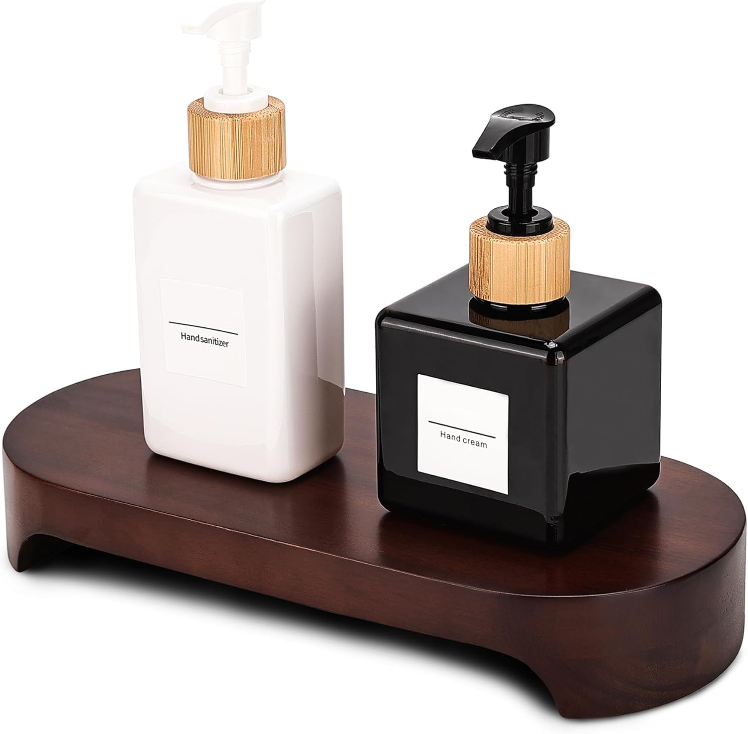 Amazon.com: CAMLOT Acacia Wood Risers for Decor Display, Bathroom ...