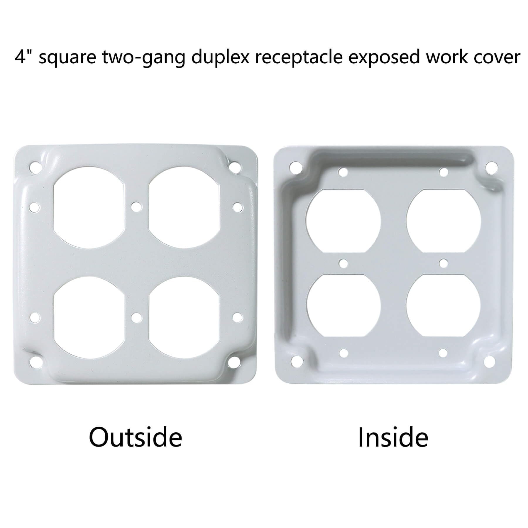 4 Way Duplex Box Dimensions
