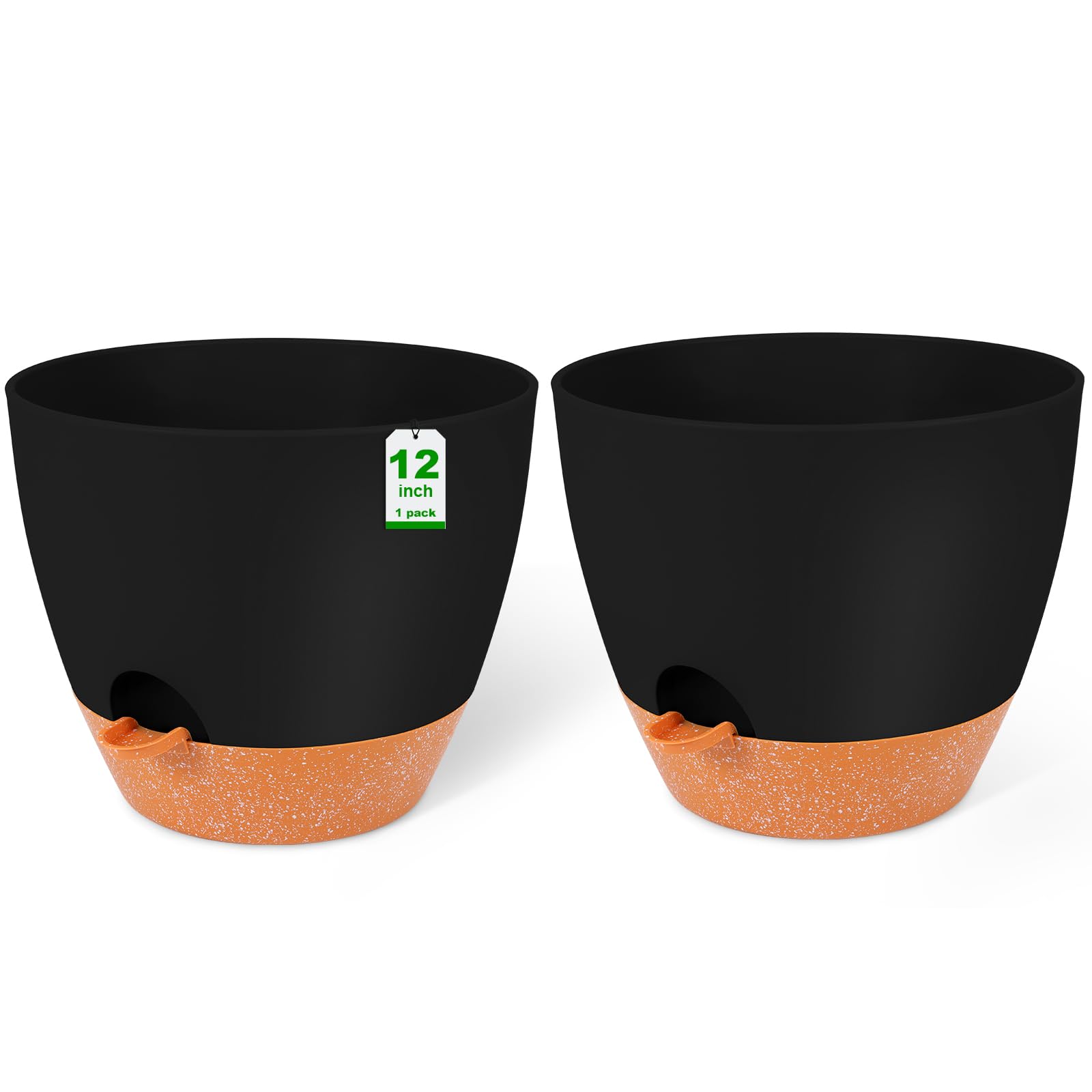 Amazon.com: GARDIFE 12 inch planters, Plant Pots,Self Watering Pots, 2 ...