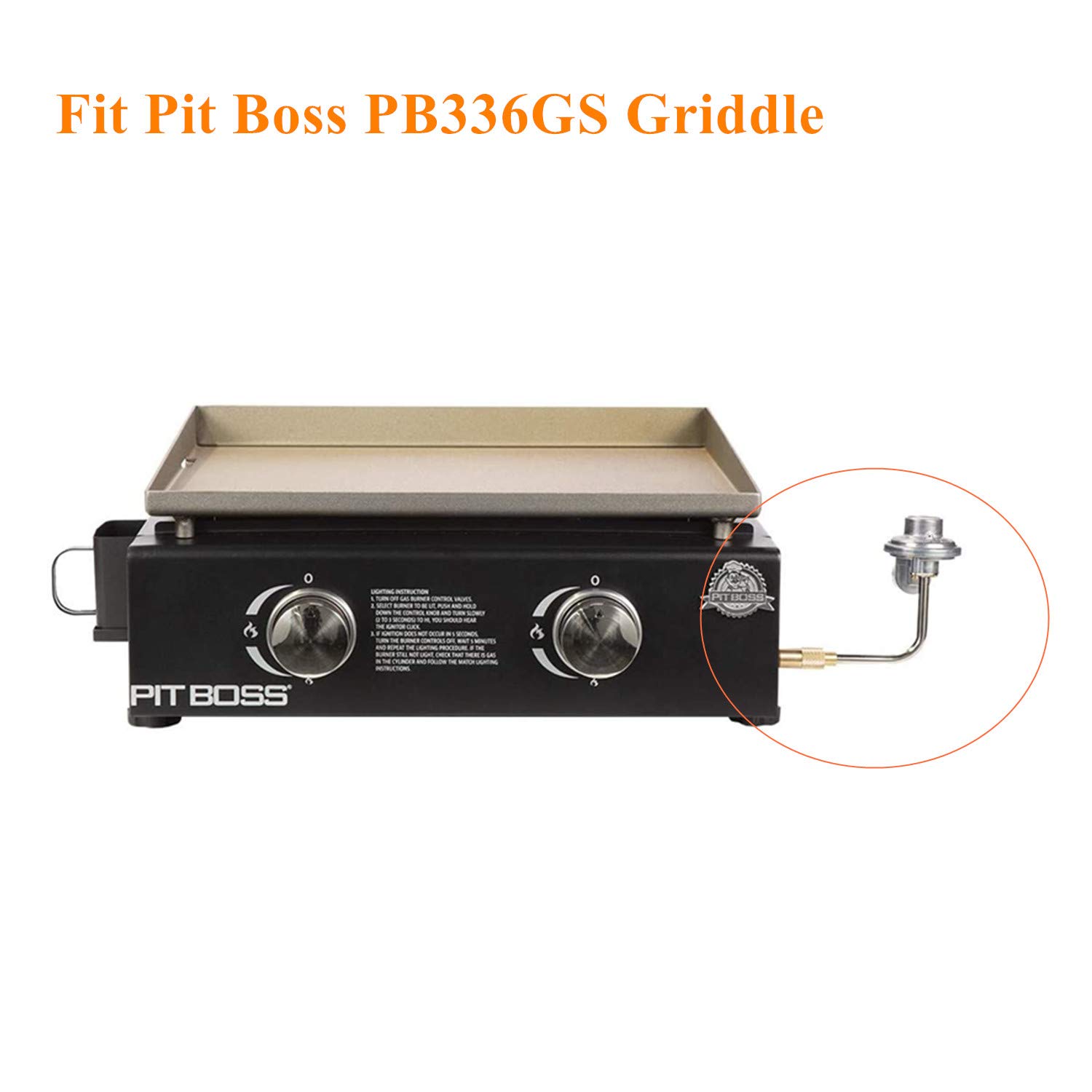Snapklik.com : AJinTeby Griddles Regulator Gas Grill Regulator And 5FT ...