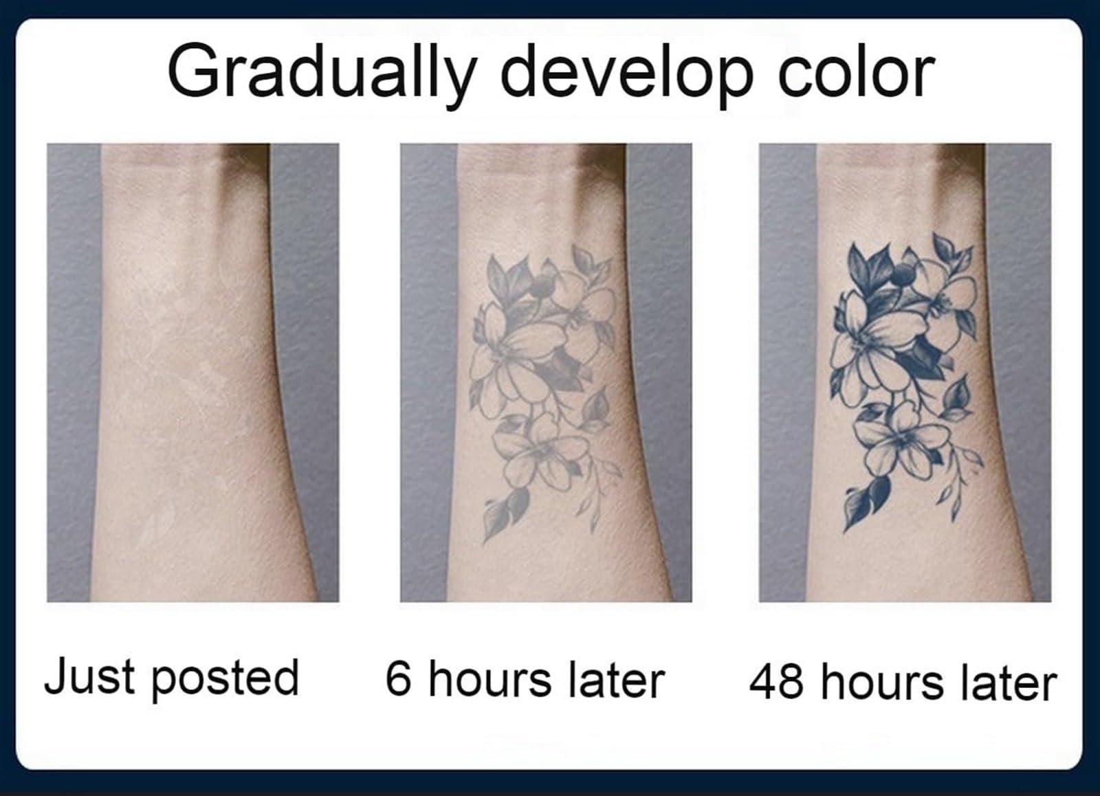 Temporary Permanent Tattoos Stars | Semi Permanent Tattoo Not A