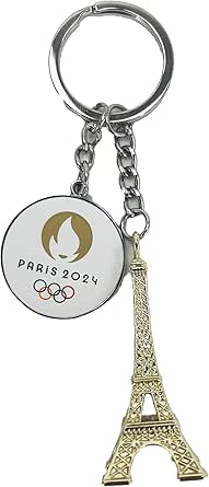 PARIS 2024 Official Collection Olympic and Paralympic Games Keyring ...