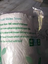 Amazon Brand - Presto! 2 Ply Kitchen Tissue Rolls | 360 Pulls | 60 ...