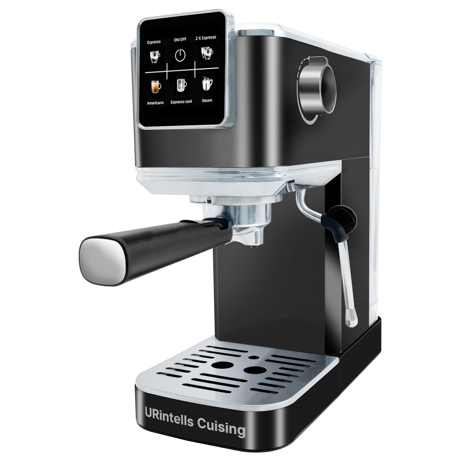Amazon.com: URintells Cuising Espresso Machine 20 Bar, Touch Screen ...