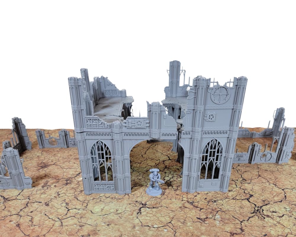 Amazon.com: Gothic Sector Terrain Set: 28mm Scale Buildings & Scatter ...