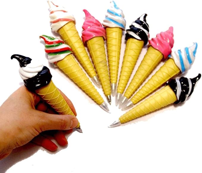 Amazon.com: Dazzling Toys Assorted Magnetic Ice Cream Cone Writing Pens ...