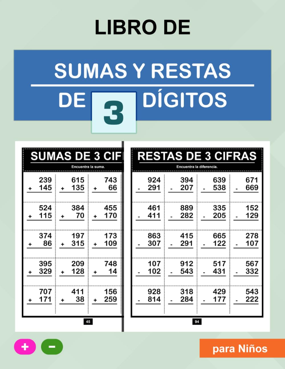 Sumas Y Restas De Tres Cifras