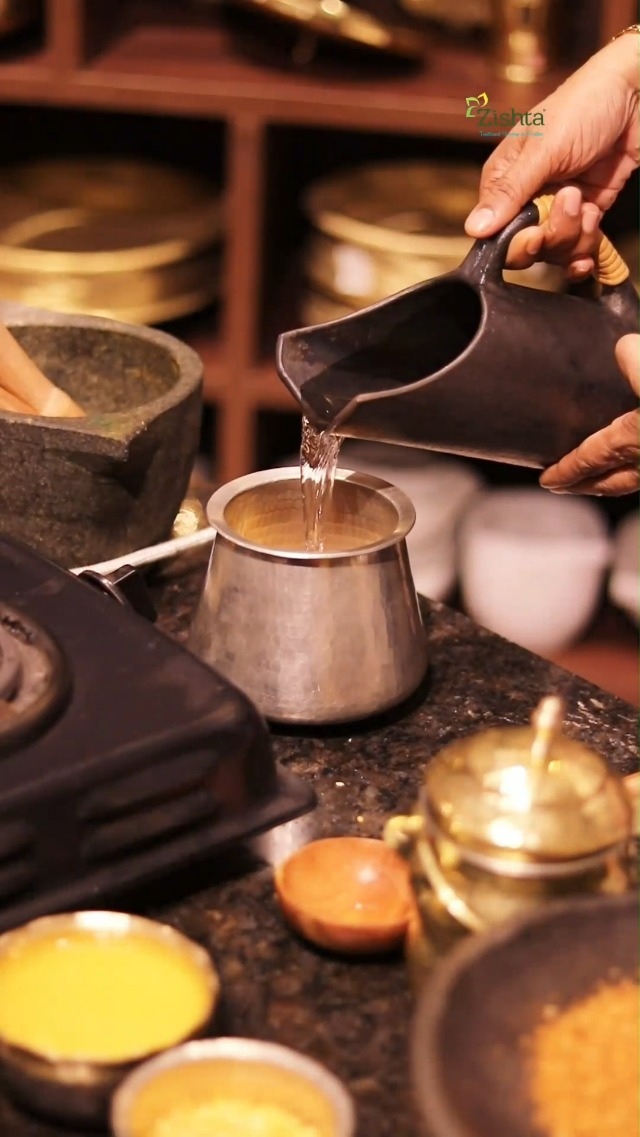 zishta traditional tin vessel