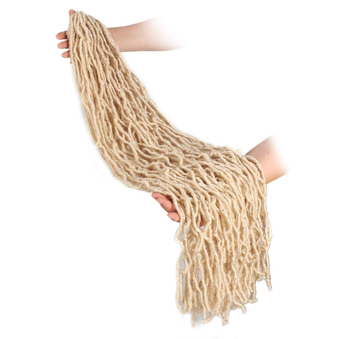 ZRQ 36 Inch Super Long New Faux Locs Crochet Hair Pre-looped Natural ...