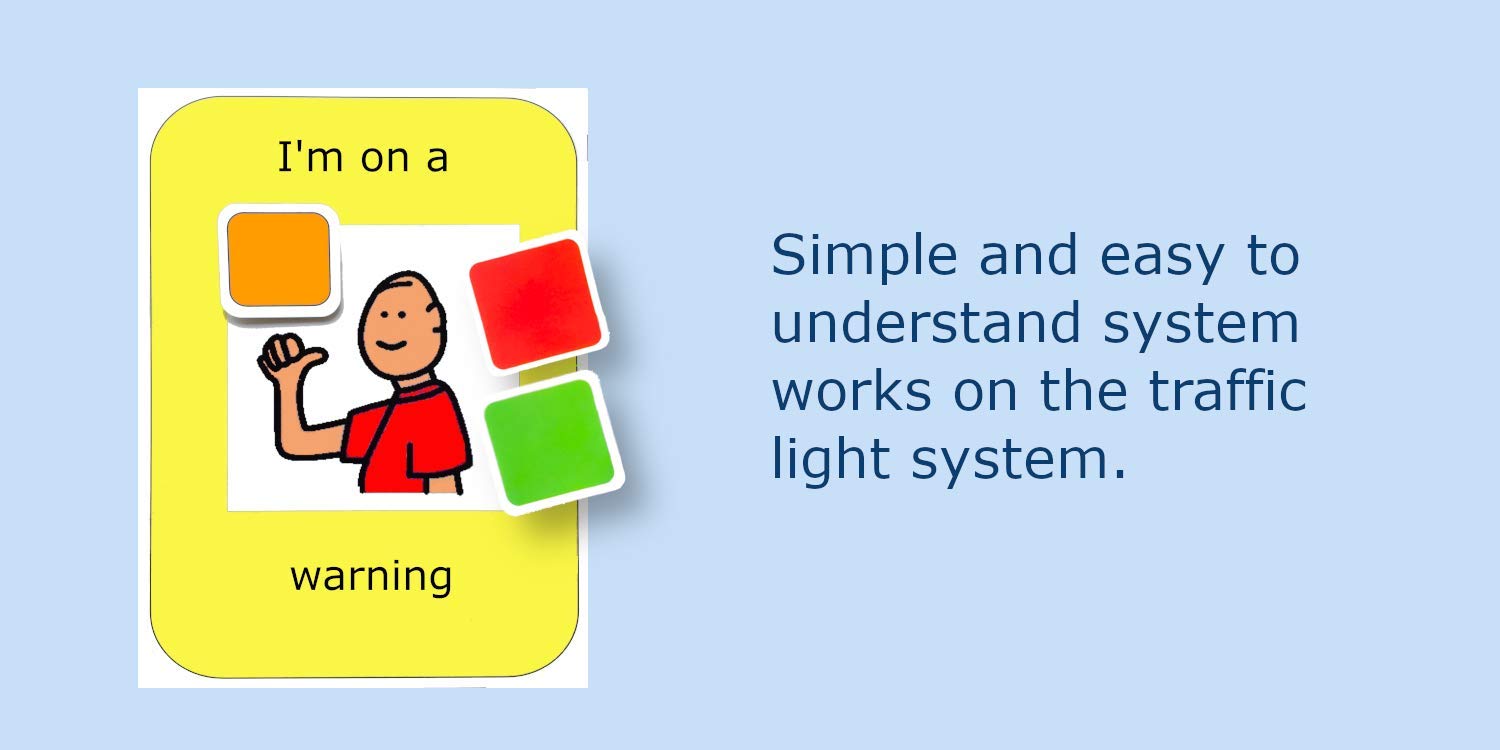 Autism Supplies And Developments A4 Plastic Visual ASD Traffic Light ...