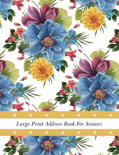 Amazon.com: Large Print Address Book For Seniors: Large Large Print ...