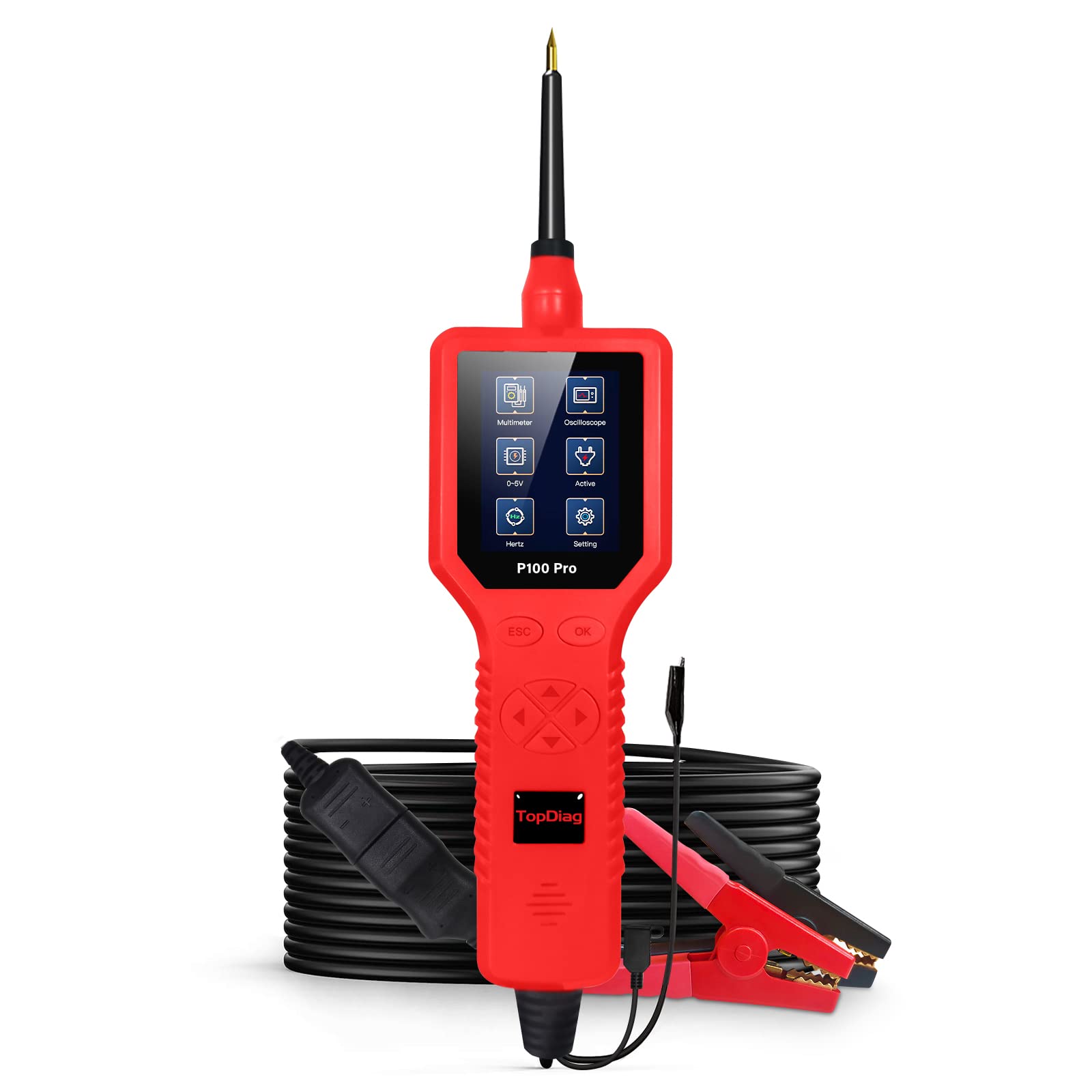 Buy Generic 9-30v Car Ccuit Tester P100 pro Automotive 12v 24v Power ...