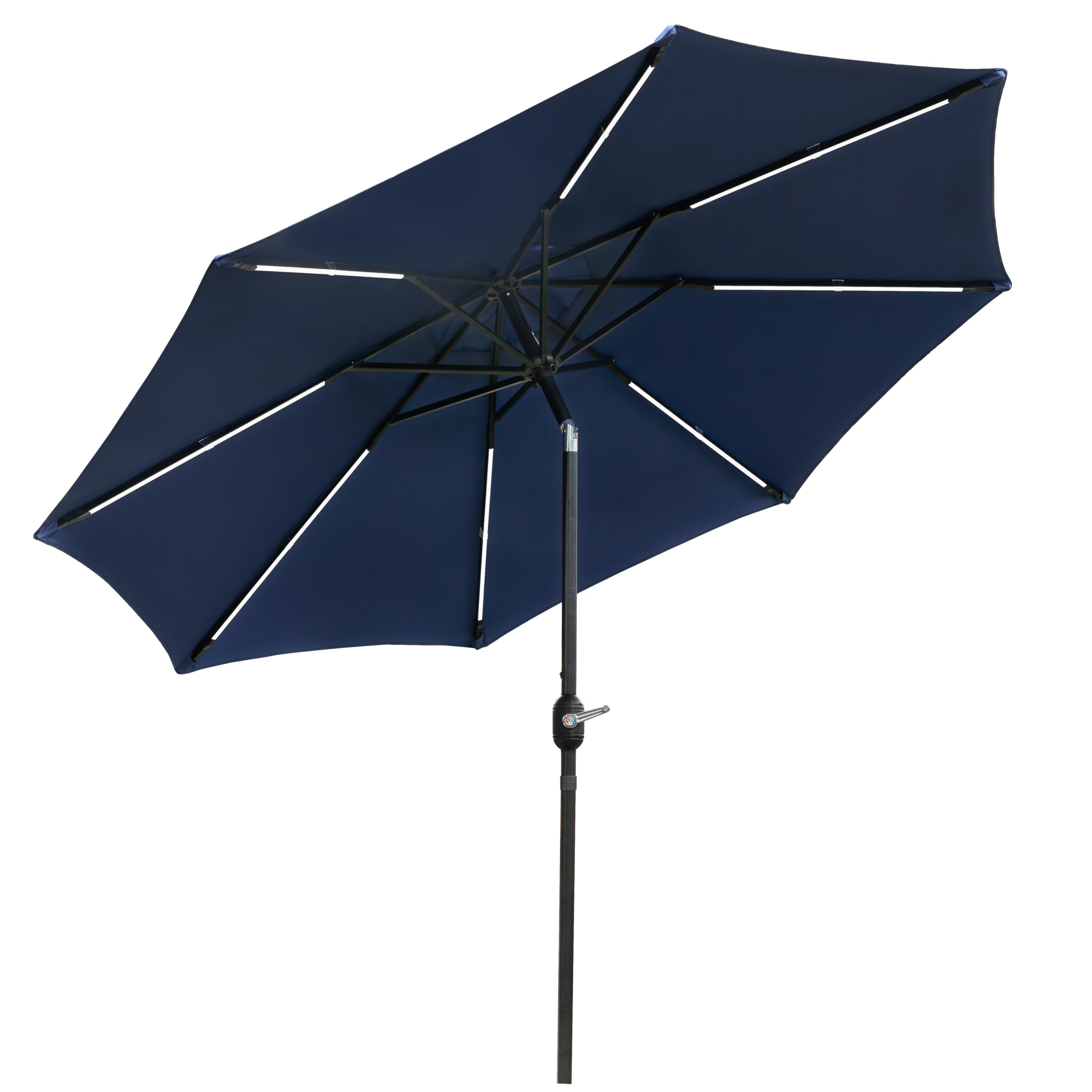 Snapklik.com : Sunnyglade 9FT Outdoor Solar LED Lighted Patio Umbrella