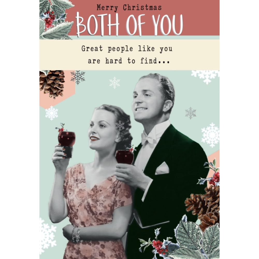 Both Of You Christmas Card, Funny Christmas Card Both Of You, Funny ...