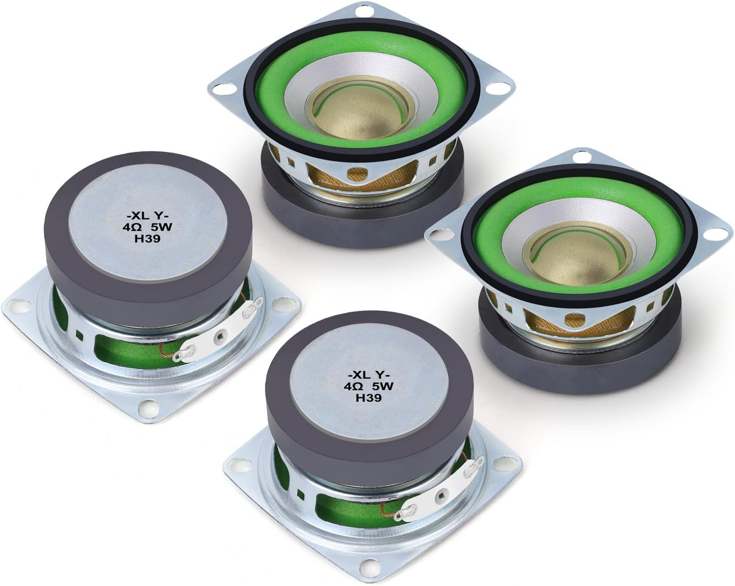 Amazon.com: MakerHawk 2" 4 Ohms 5W Full Range Audio Speaker Stereo ...