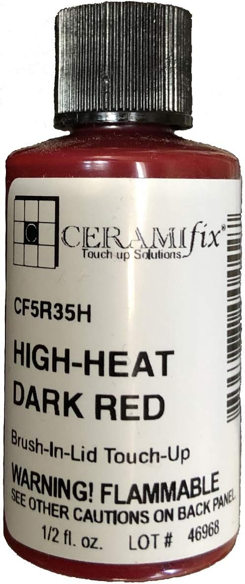 Amazon.com: Ceramifix Dark Red Touch up Paint (Heat Rated) : Tools ...