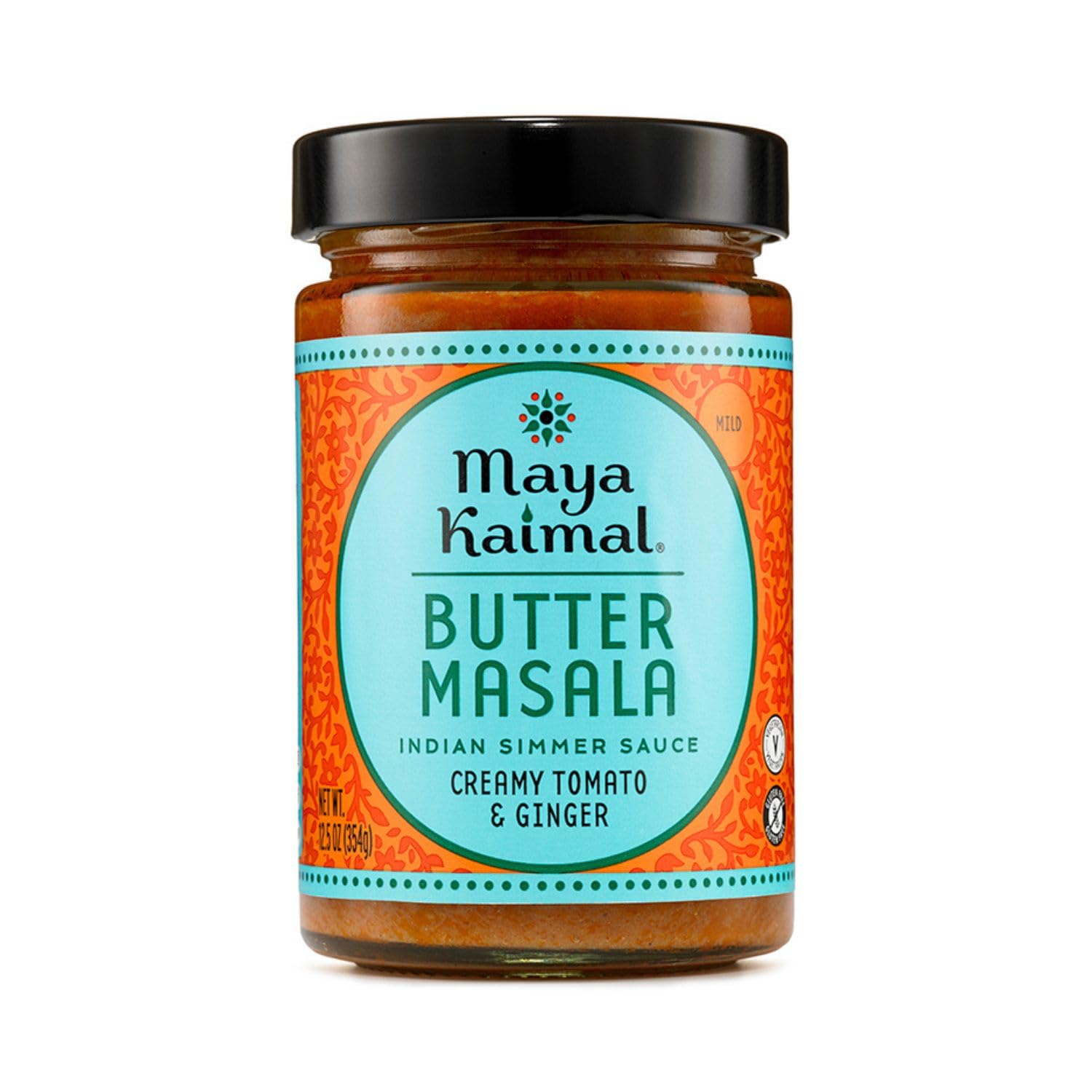 Maya Kaimal Butter Masala Sauce, 12.5 oz, Mild Indian Simmer Sauce with ...