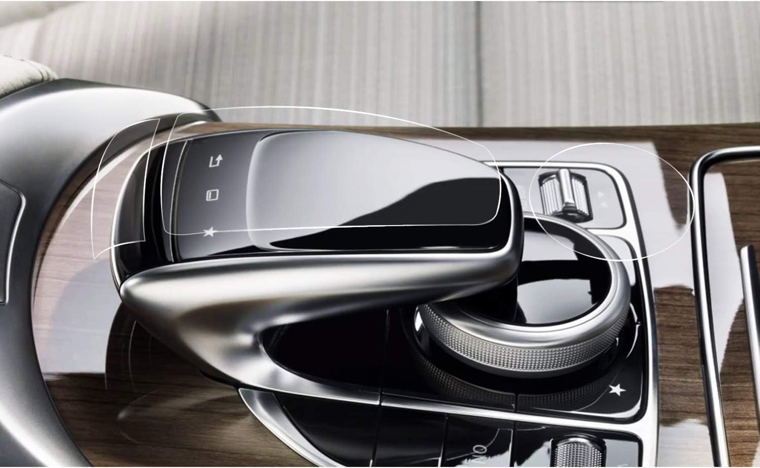 LFOTPP Car Center Console Control Mouse Protective Film Sticker for ...