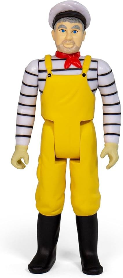 Amazon.com: Super 7 Pee Wees Playhouse Captain Carl Reaction Figure ...