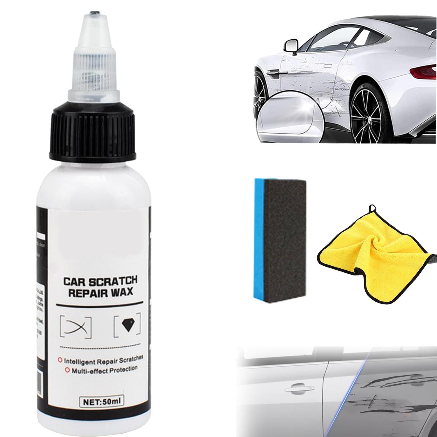 1.7 Fl Oz Ultimate Paint Restorer, V-Vaxy Car Scratch Repair Wax,2025 ...