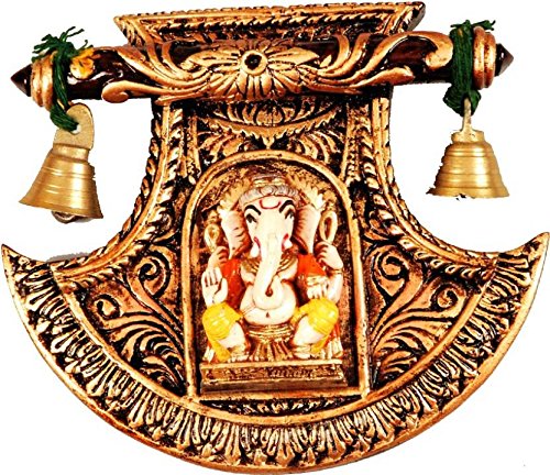 Vidhiart Pankha Ganesh Wall Hanging Showpiece - 10 cm (Polyresin ...