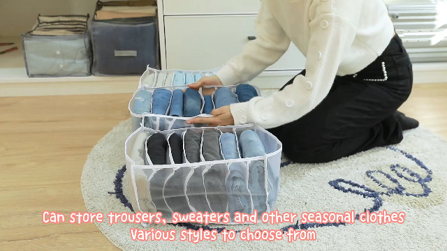Watch How to fold the jeans to fit the clothes organizer on Amazon Live