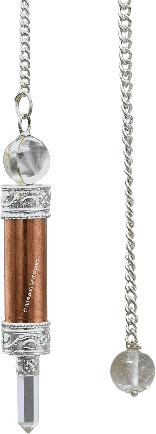 Amazon.com: Healing Metal Pendulums for Divination, Copper 3 Piece Ring ...