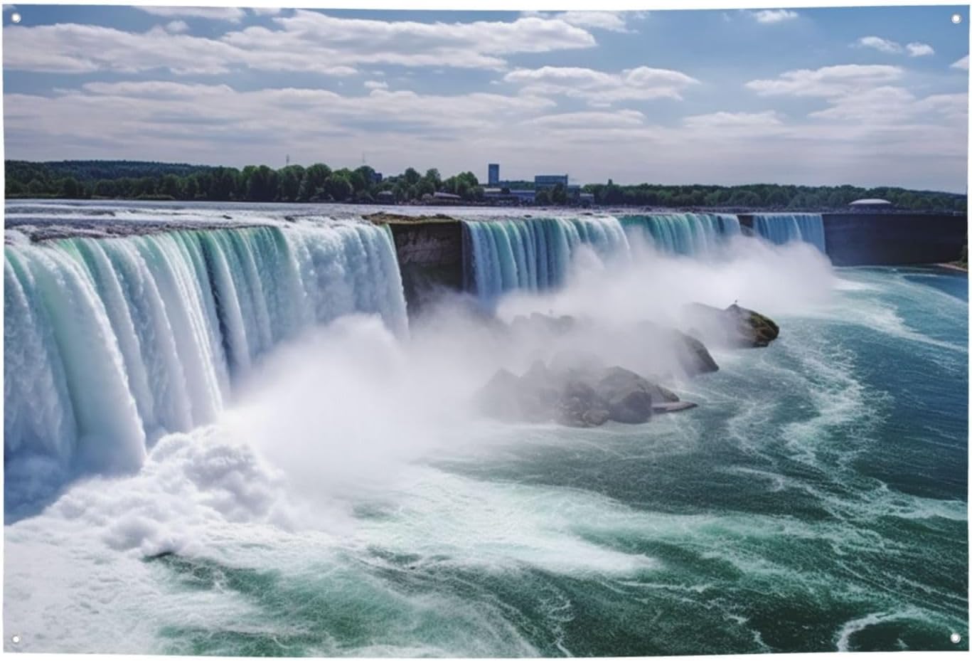 Amazon.com: Niagara Falls Banner Party Decor Flag 6x4ft Photography ...